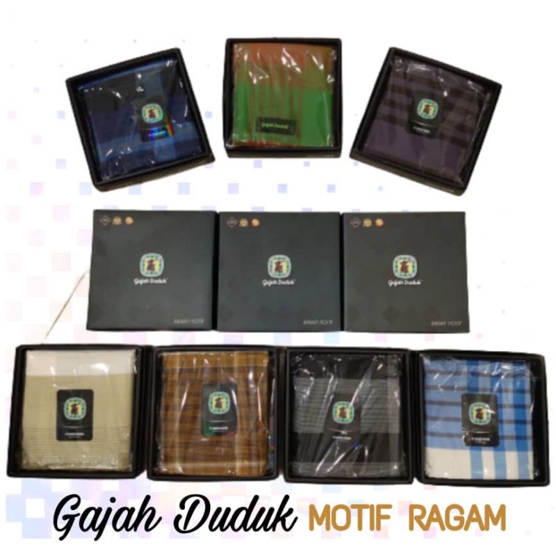 Pelikat Gajah Duduk Ragam Motif | Black & White | Multicolour | Shopee Malaysia