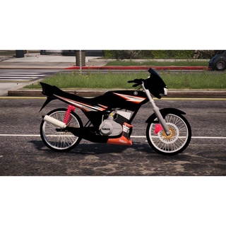 GTA V Mod Yamaha Rxz Catalyzer Hitam Oren (AddOn/FiveM Ready) | Shopee ...
