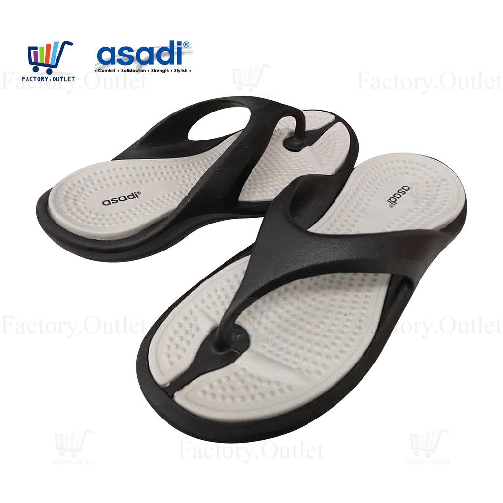 Asadi Unisex Sandals Slipper Sandal Lelaki Perempuan (MJA-1268A BLACK ...