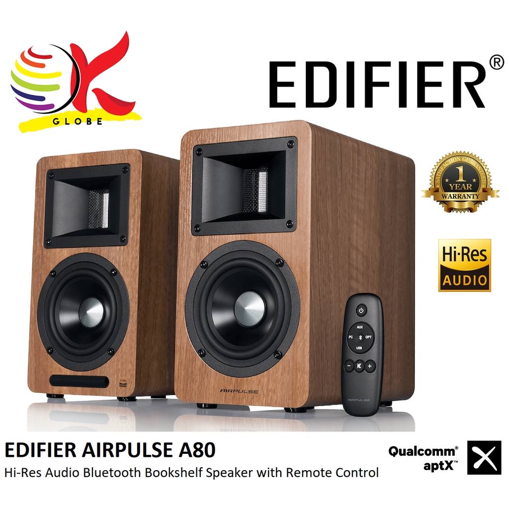 EDIFIER AIRPLULSE A80 WIRELESS BLUETOOTH HI-RES AUDIO CERTIFIED ACTIVE ...