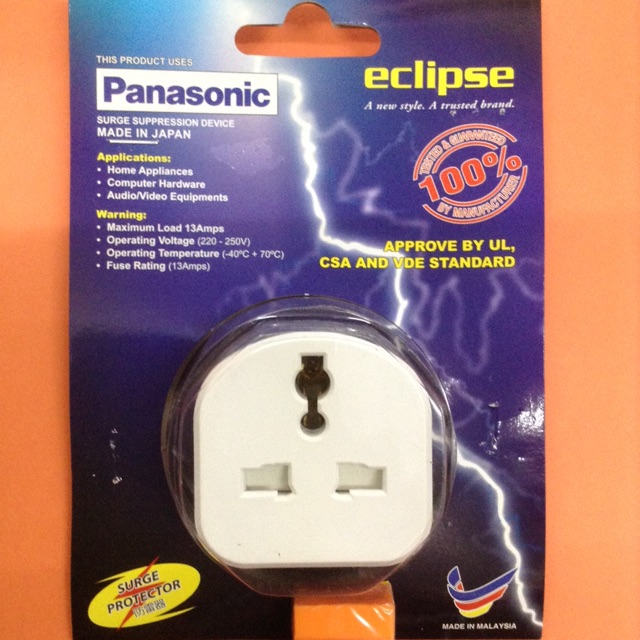 Panasonic Surge Protector Plug | Shopee Malaysia