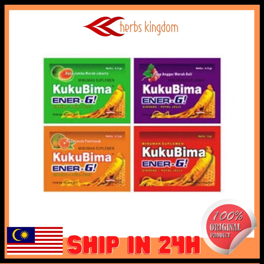 [ORIGINAL] KUKUBIMA ENERGY DRINK 1X6 SACHET [ALL FLAVOUR] | Shopee Malaysia