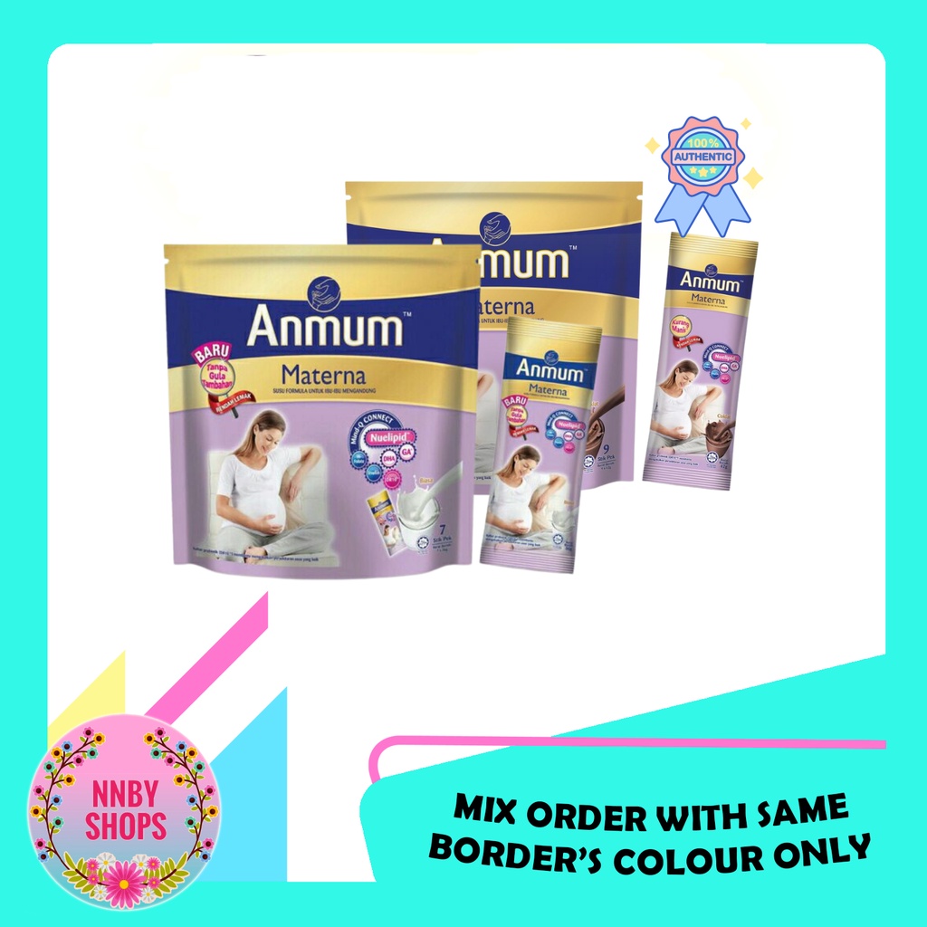 ANMUM MATERNA SACHET (36G) X 9s (324g) PLAIN / CHOCOLATE | Shopee Malaysia