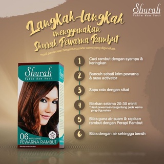 SHURAH/SHURAH PEWARNA RAMBUT/HAIR COLOUR/INAI RAMBUT/WARNA RAMBUT/hair ...