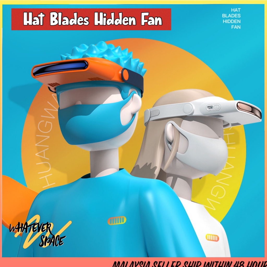 Hat Blades Hidden Fan Solar Sun Fan Casual Visor Cap Rechargeable Quiet ...