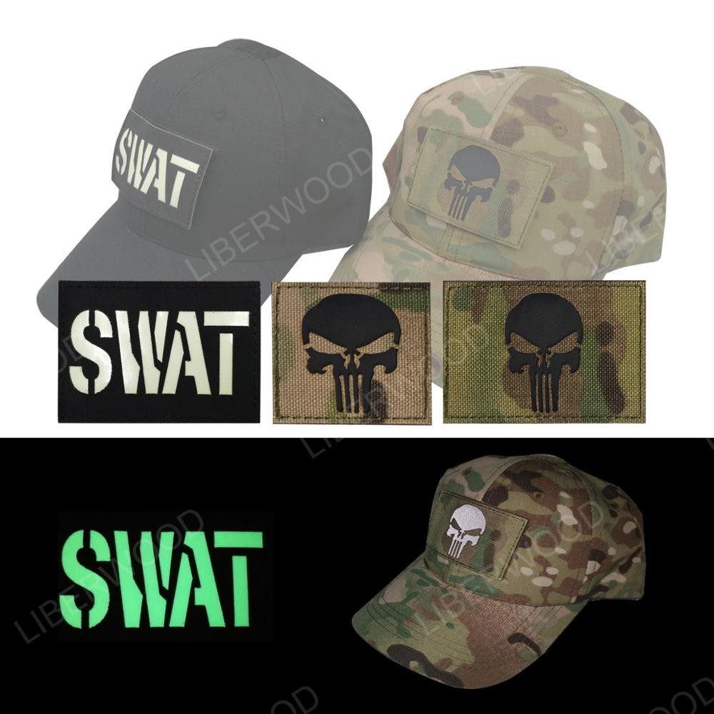 Laser Cut Callsign Army Tactical Police SWAT Punisher Patch Multicam ...