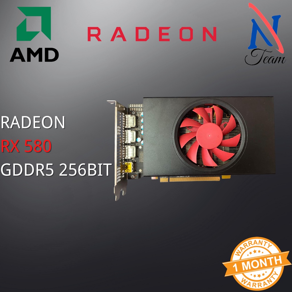 Zotac AMD Radeon RX580 4GB 256bit GDDR5 Desktop Gaming Graphics Video ...