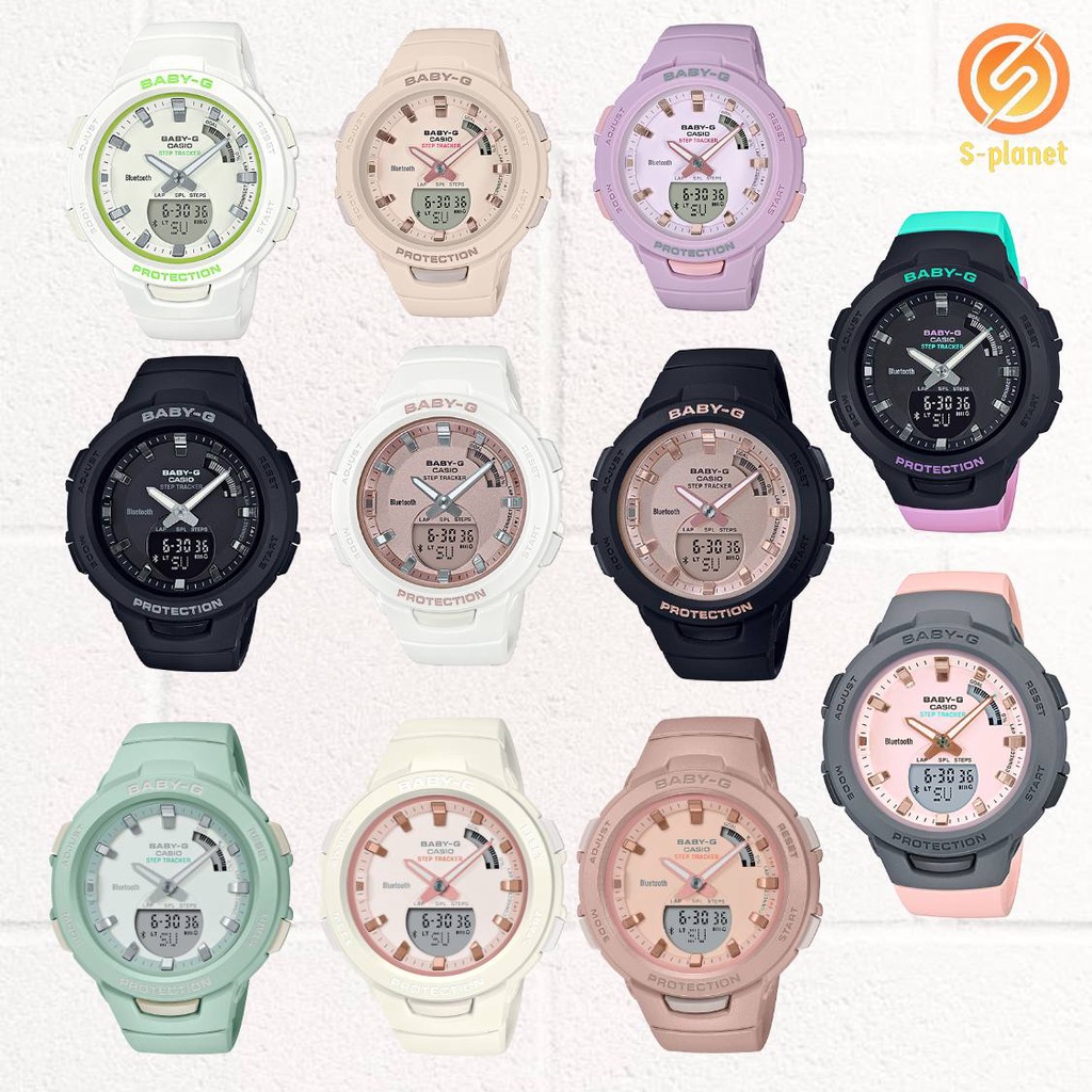 Casio Baby-G BSA-B100-1ADR/BSA-B100-4A1DR/BSA-B100-4A2DR/BSA-B100MC ...