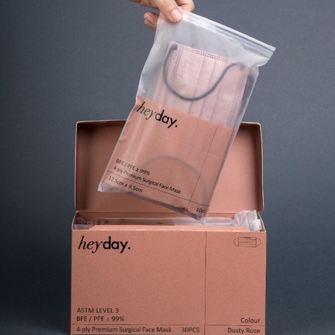 [Ready Stock] Heyday 4ply Premium Surgical Face Mask -Astm Level 3 ...