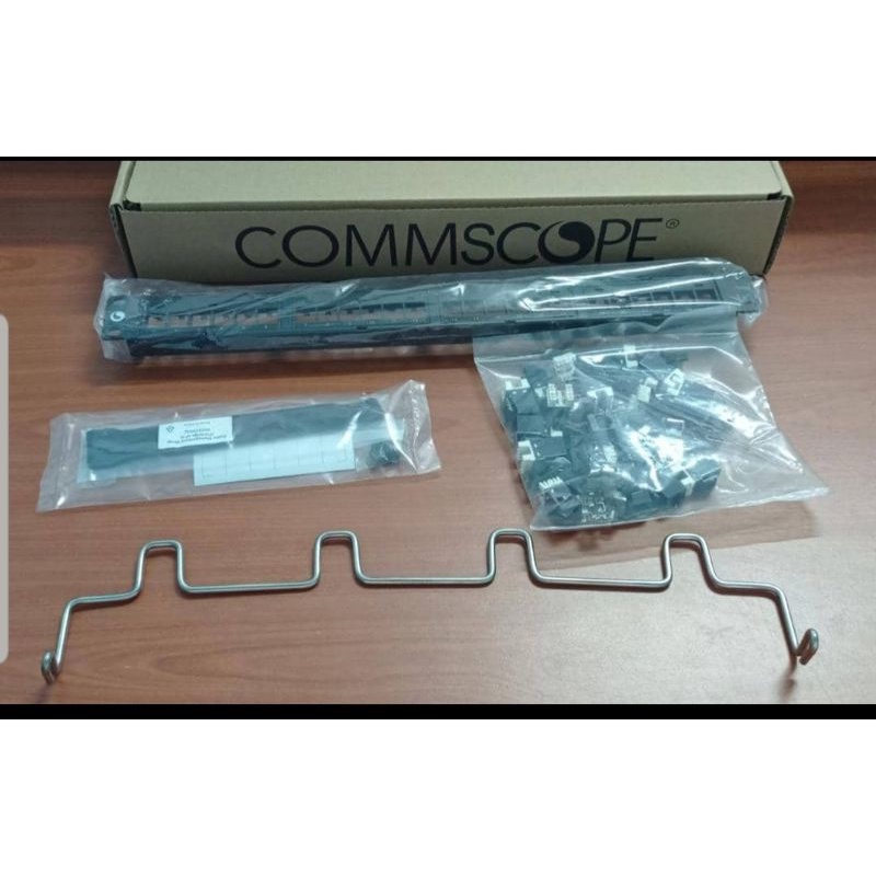 Commscope patch panel24port cat 6,rack mounted base unit,rear cable ...