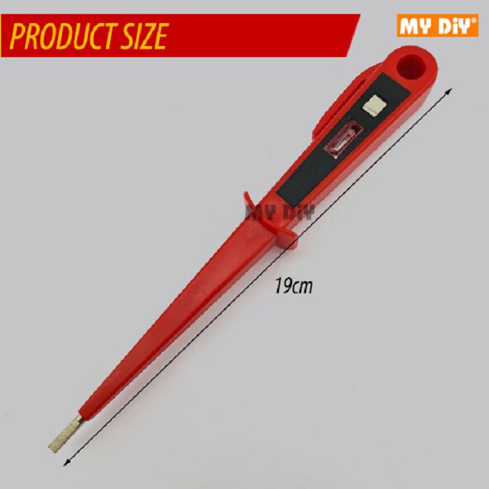 MYDIYHOMEDEPOT - ANTON Test Pen 100-250V 190mm Euro Test Pen Voltage ...