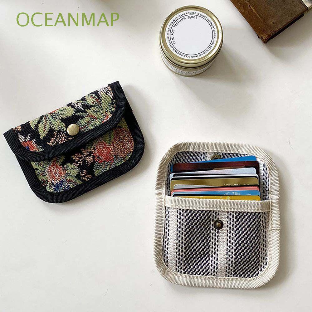 OCEANMAP Unique Coin Purse Cool Korean Style Canvas Bags Women Card ...