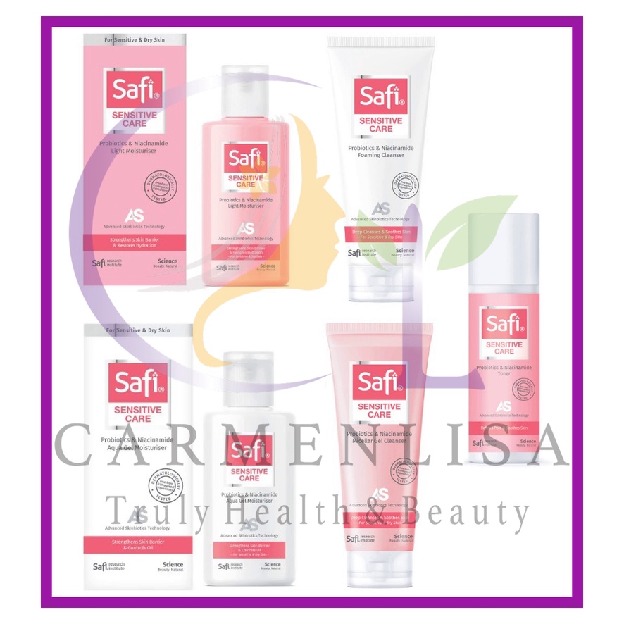 Safi Sensitive Care Probiotics & Niacinamide ( Micellar Gel/Foam ...