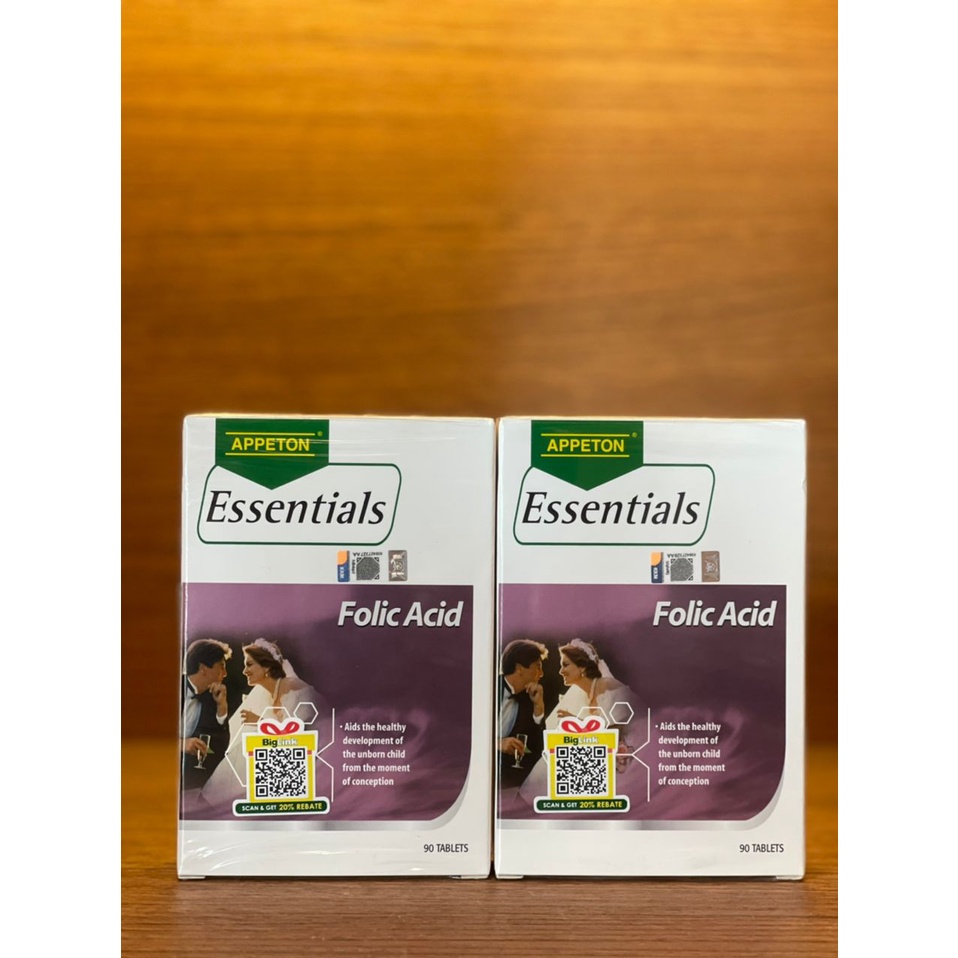 APPETON ESSENTIALS FOLIC ACID 90 TABLETS | Shopee Malaysia