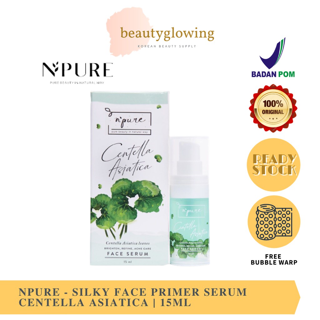 Npure - Silky Face Primer Serum Centella Asiatica 15ml | Shopee Malaysia