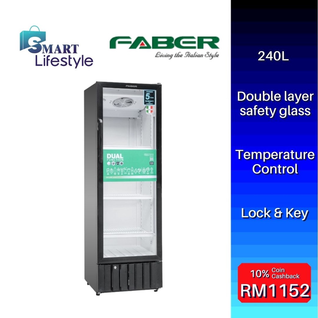 Faber Display Chiller Showcase FRESCO SC-248 240L | Shopee Malaysia