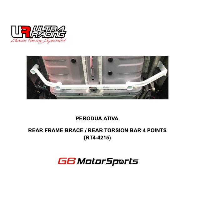 Perodua Ativa Ultra Racing Safety Bar Rear Frame Brace Rear