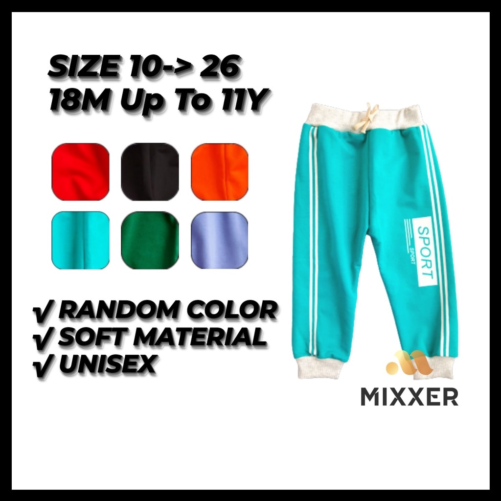 18M TO 9Y BOY KID CARTOON PRINTING PANT SOFT COTTON MATERIAL/ SELUAR ...