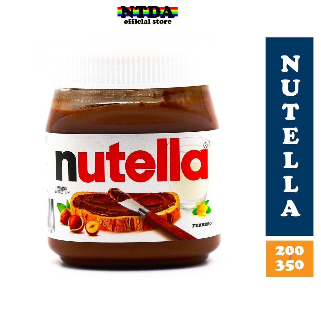 Nutella Hazelnut Chocolate Spread Nutella Hazelnut Spread 200GM 350GM by NTDA | Shopee Malaysia