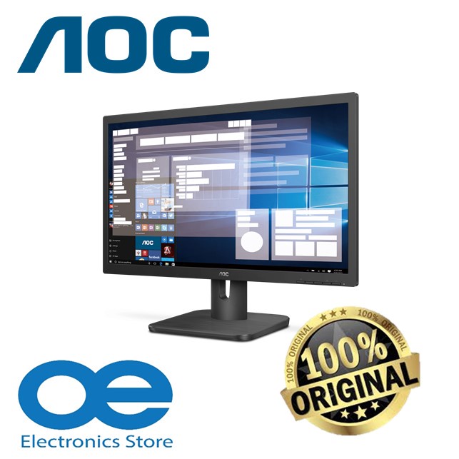 AOC 22E1H 21.5" 1920 x 1080 With HDMI & VGA Input Support VESA Mount ...