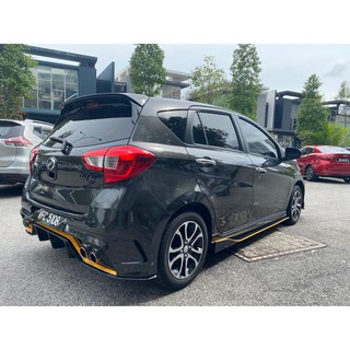 PERODUA MYVI 2017 - 2021 ( MK7 ) REAR BUMPER WITH 2K COLOR PAINT - FRP ...