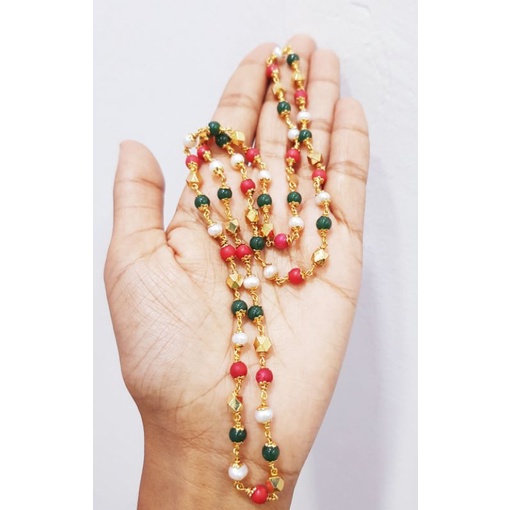 Pavalam Beads chain with Pearls | Shopee Malaysia