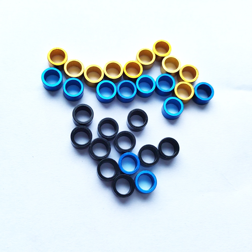 50 pcs/20 pcs 5mm Birds Foot Ring African Love Birds Straight Aluminum ...