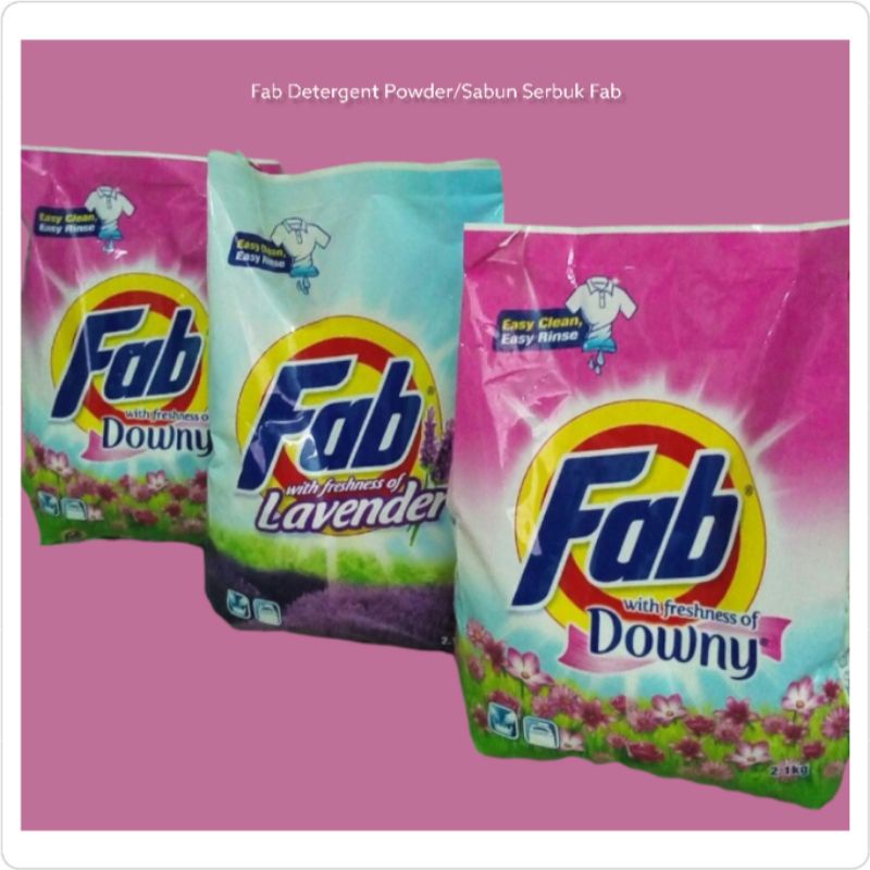 FAB DETERGENT POWDER 720G | Shopee Malaysia
