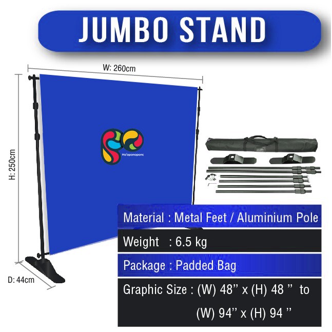 [FACTORY] Jumbo Stand, Banner Stand, Backdrop Stand, Backdrop Display ...