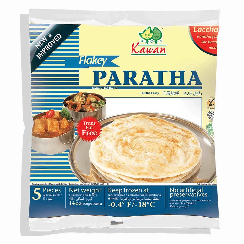 KAWAN ROTI PARATHA FLAKEY 80GM x 5PCS | Shopee Malaysia