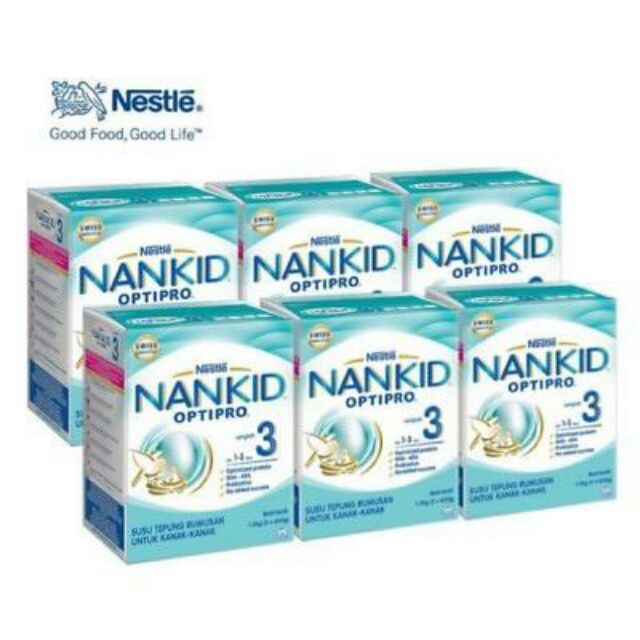 Nestle Nankid Optipro Step 3 (1.3kg x 6 Boxes) | Shopee Malaysia