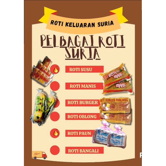 ROTI SURIA PELBAGAI JENIS | Shopee Malaysia
