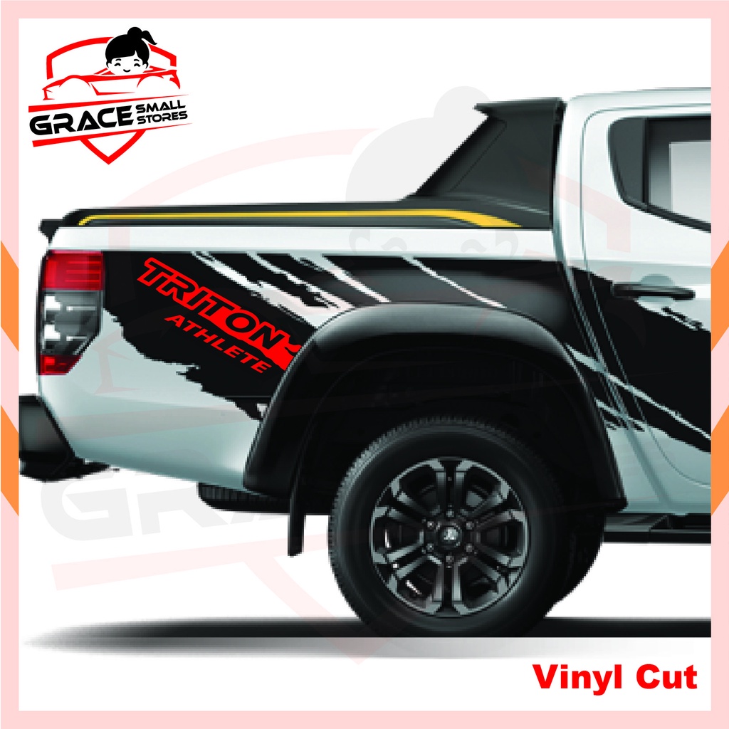 New Mitsubishi TRITON ATHLETE Car Body Sticker | Shopee Malaysia