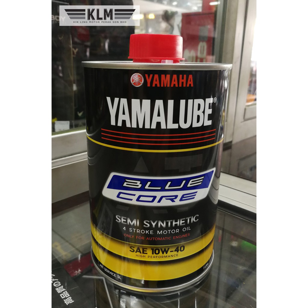 ***100% ORIGINAL*** Yamalube Blue Core 4T Motor Oil (1Litre) API/SL ...