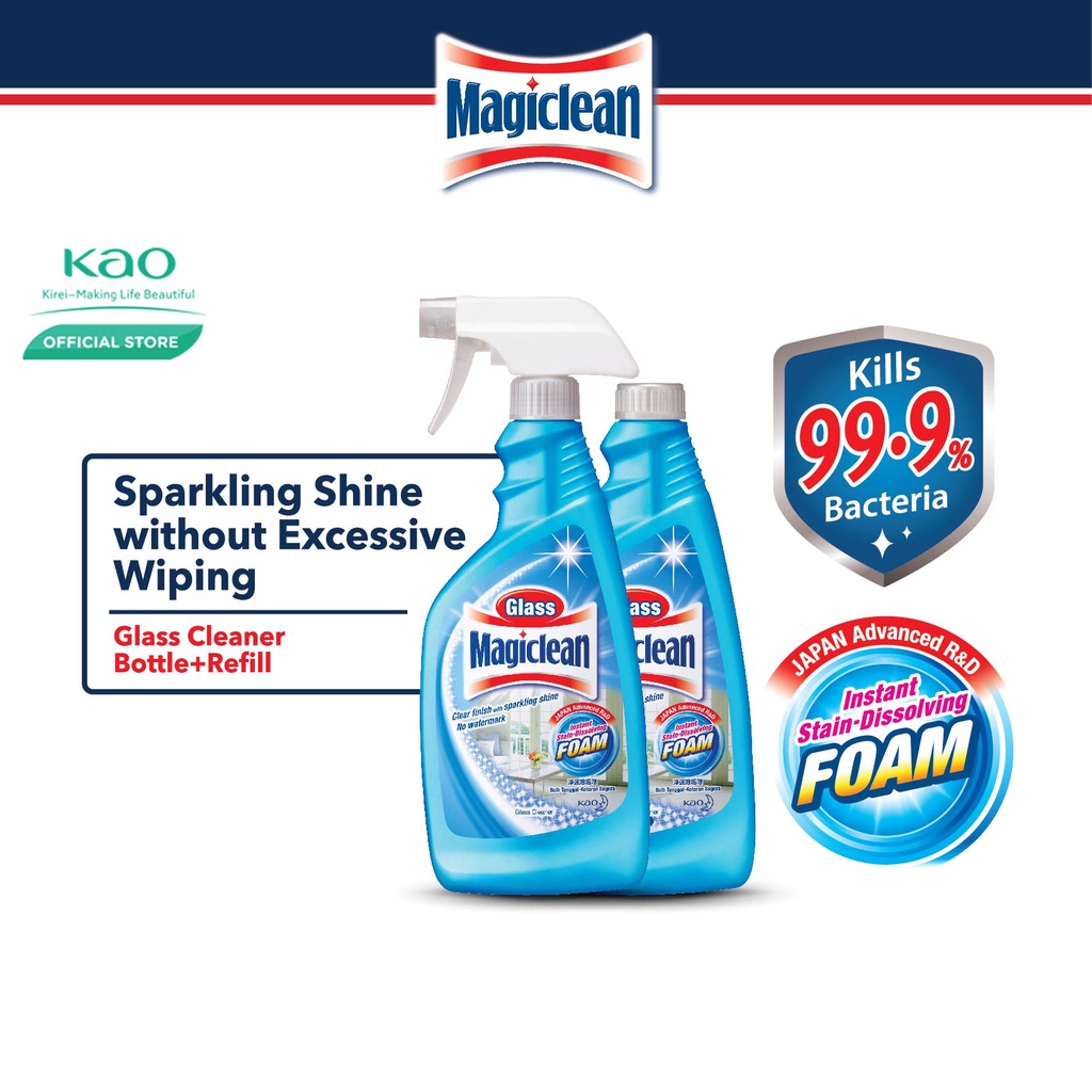 MAGICLEAN Glass Cleaner & Refill Bundle | Shopee Malaysia