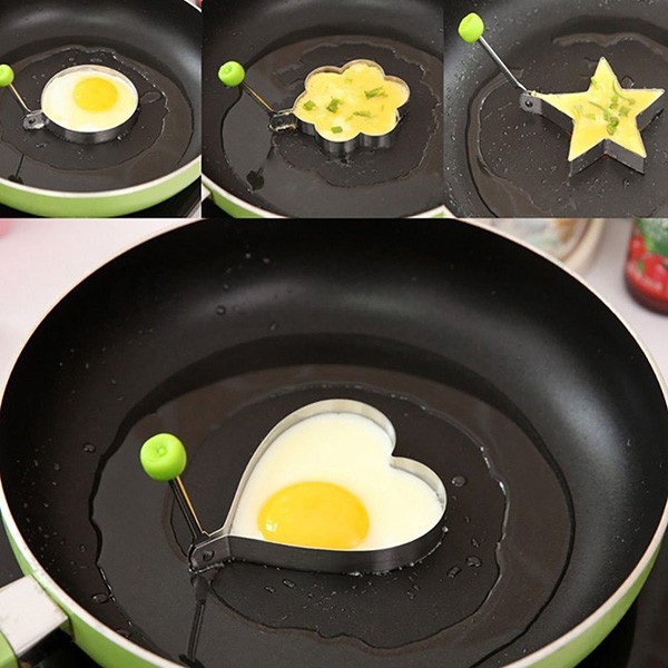 Realeos Stainless Steel Fried Egg Mold Fry Egg - R4 | Shopee Malaysia