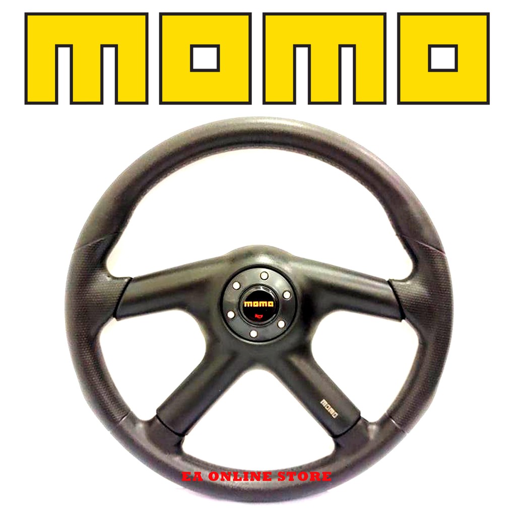 Momo Steering Wheel 4 Stroke 14 INCH (PVC) | Shopee Malaysia