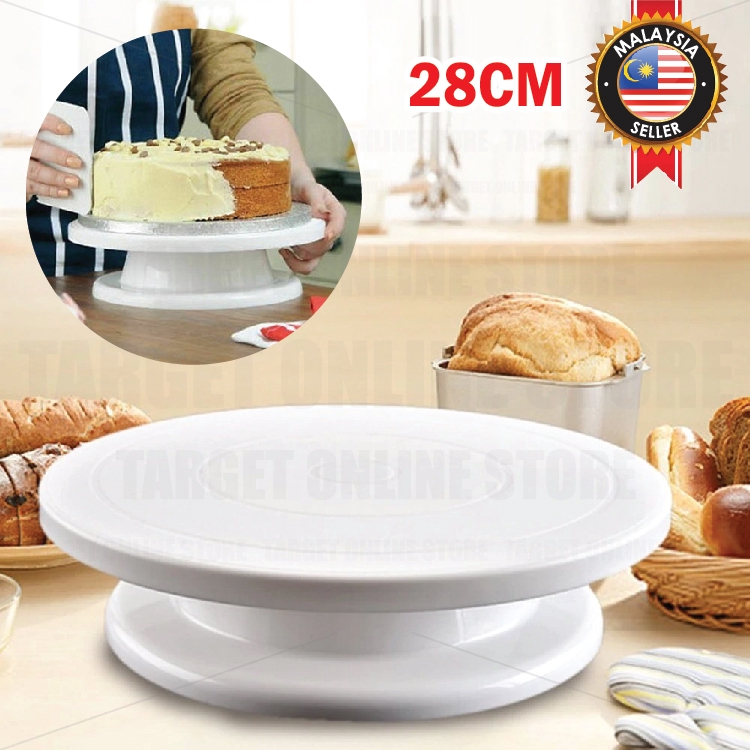 Cake Decorating Turntable DIY Rotating Round Plate Platform Baking ...