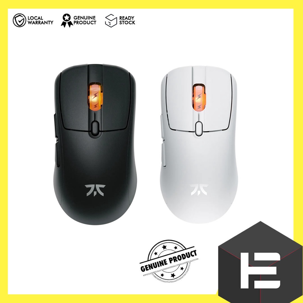 FNATIC GEAR BOLT WIRELESS GAMING MOUSE - ( BLACK / WHITE ) | Shopee ...