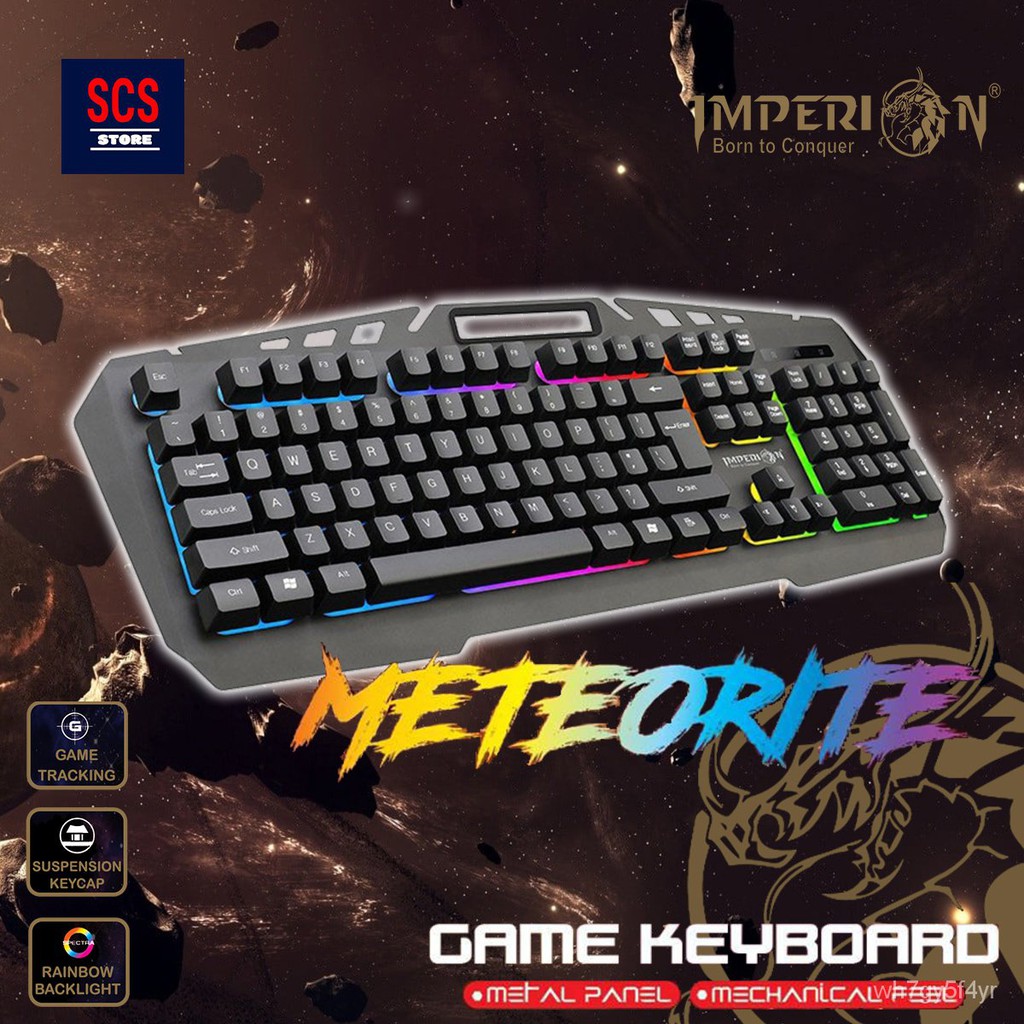 L5a7 Imperion Meteorite Rainbow Gaming Keyboard | Shopee Malaysia