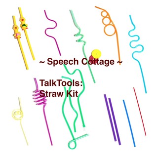 TalkTools Straw Kit for oral placement therapy (Original, imported from ...