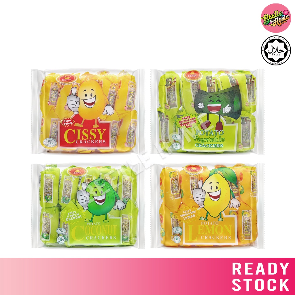 Cissy Potato Cracker Original / Lemon / Vegetable / Coconut 10x32g ...