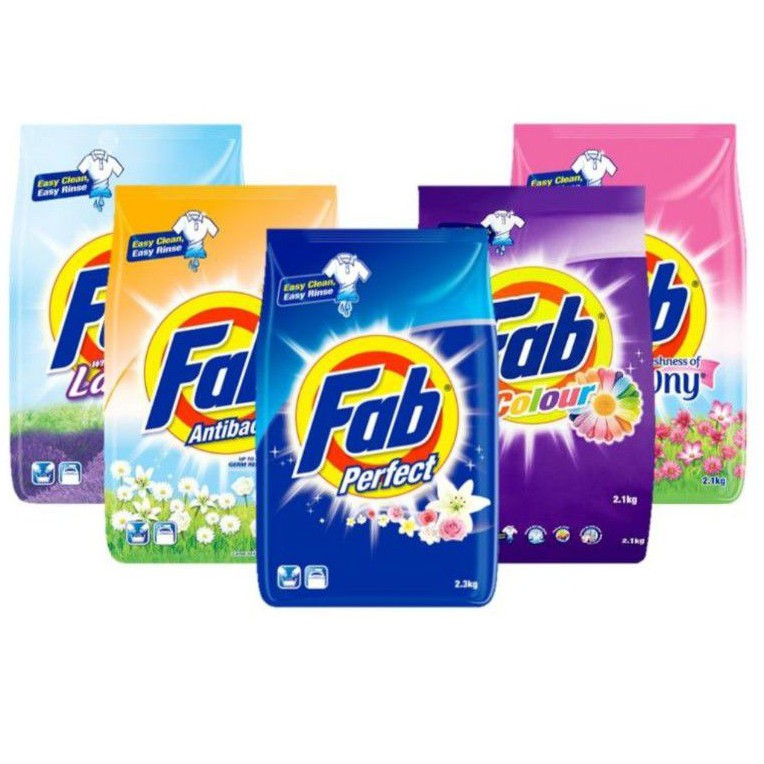 Fab detergent powder 2.3kg/ 2.1kg | Shopee Malaysia