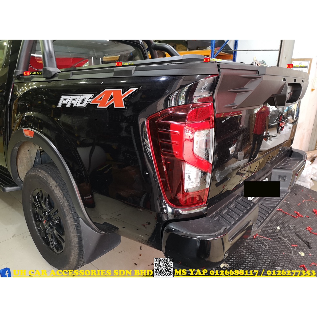 Nissan navara pro4x pro4x 2021 2022 rear tailgate trunk bedliner rail ...
