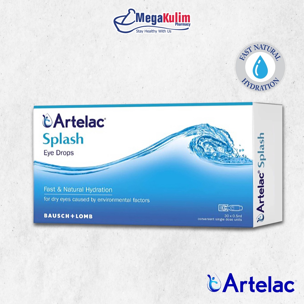 Artelac Splash Eye Drops (30 X 0.5mL) | Shopee Malaysia