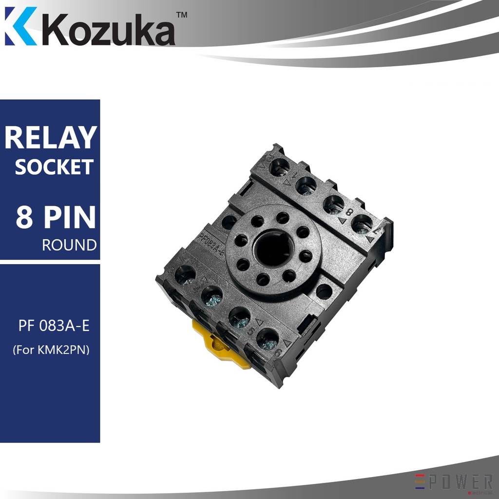 KOZUKA PF083A-E RELAY SOCKET 8PIN ROUND BASE | Shopee Malaysia