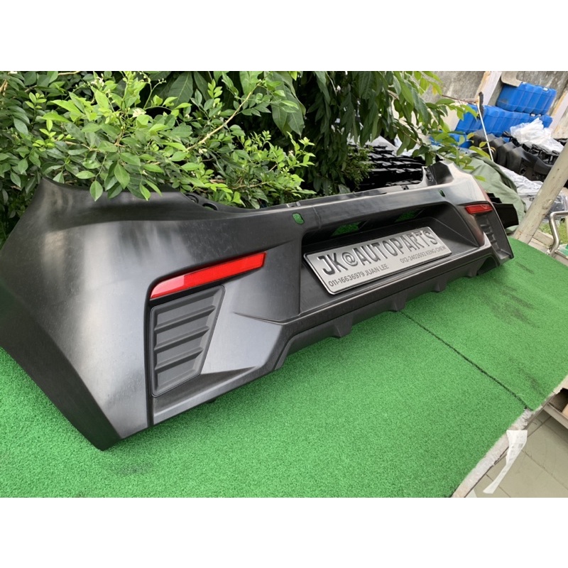 Perodua Axia - Rear Bumper with Reflector ORI PP material | Shopee Malaysia