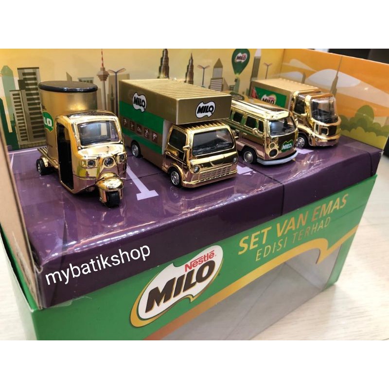 READY STOCK [LIMITED EDITION] Milo Set Van Emas Edisi Terhad/Set of 4 ...