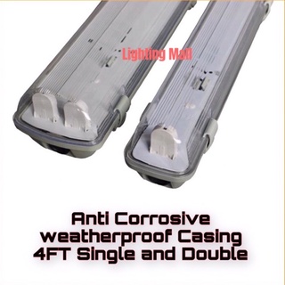 LED T8 Anti Corrosive Fitting / Weatherproof Single Circuit Casing For ...