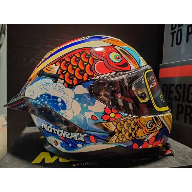 Motorax Koi full face | Shopee Malaysia